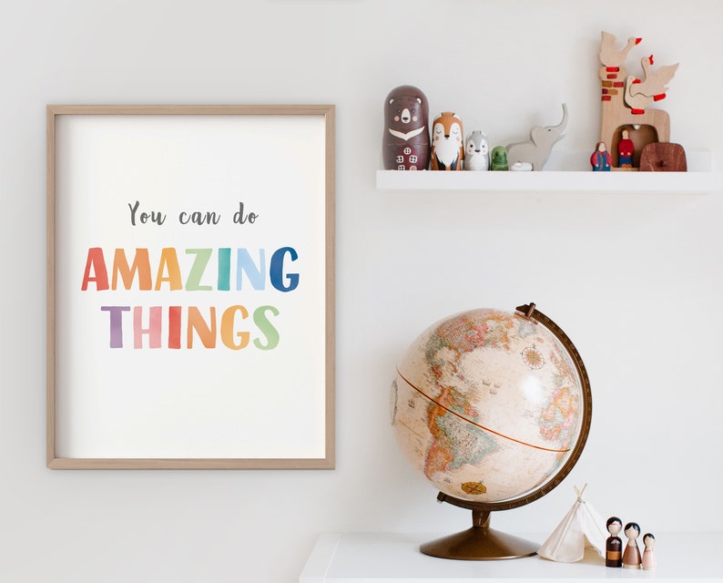 Classroom Poster, Positive Classroom Art, Growth Mindset, Printable ...