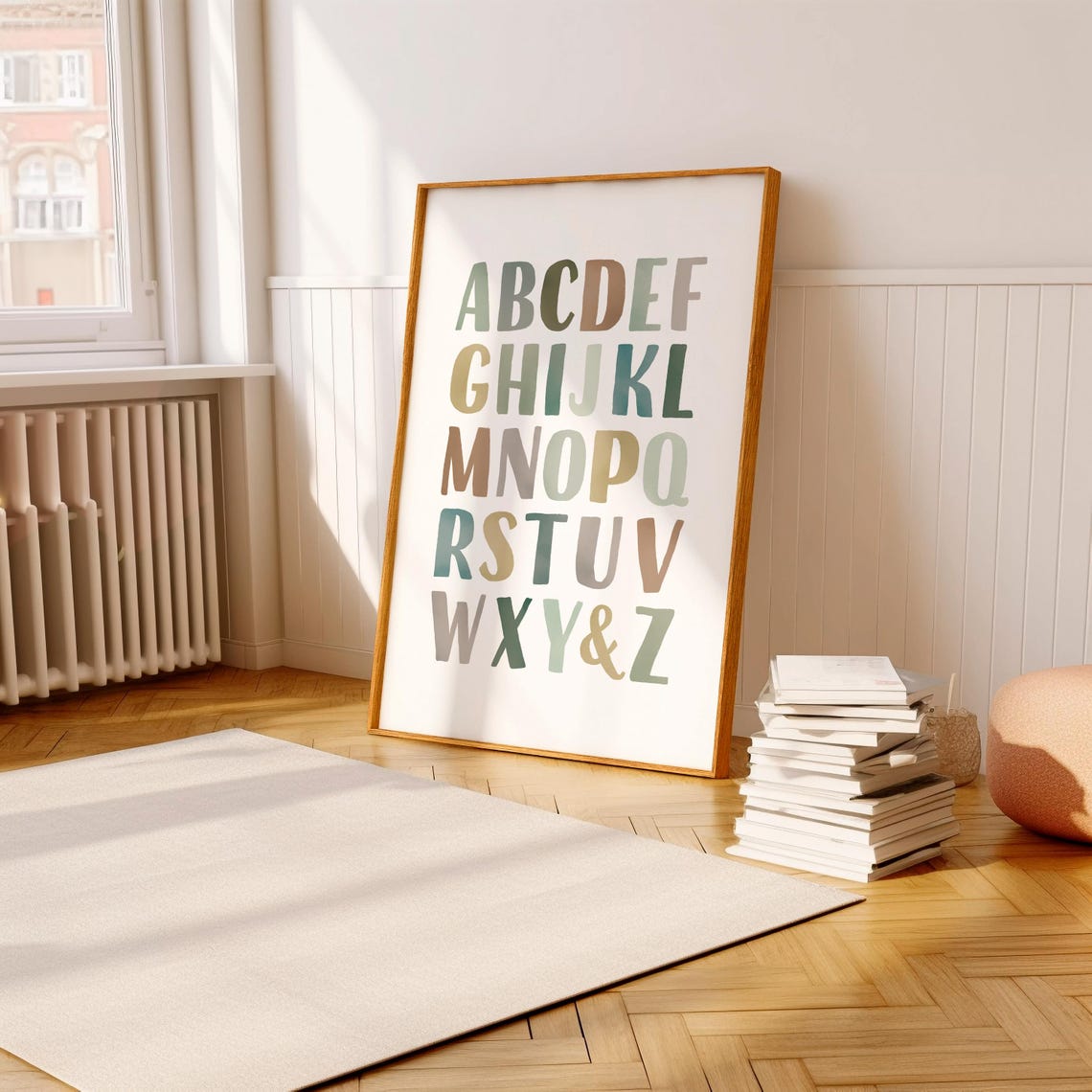 Boho Nursery Posters: Alphabet, Numbers, Shapes (digital Download) - Etsy