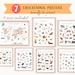 Set of 7 Educational Animal Posters, Insects, Farm Animals, Safari ...