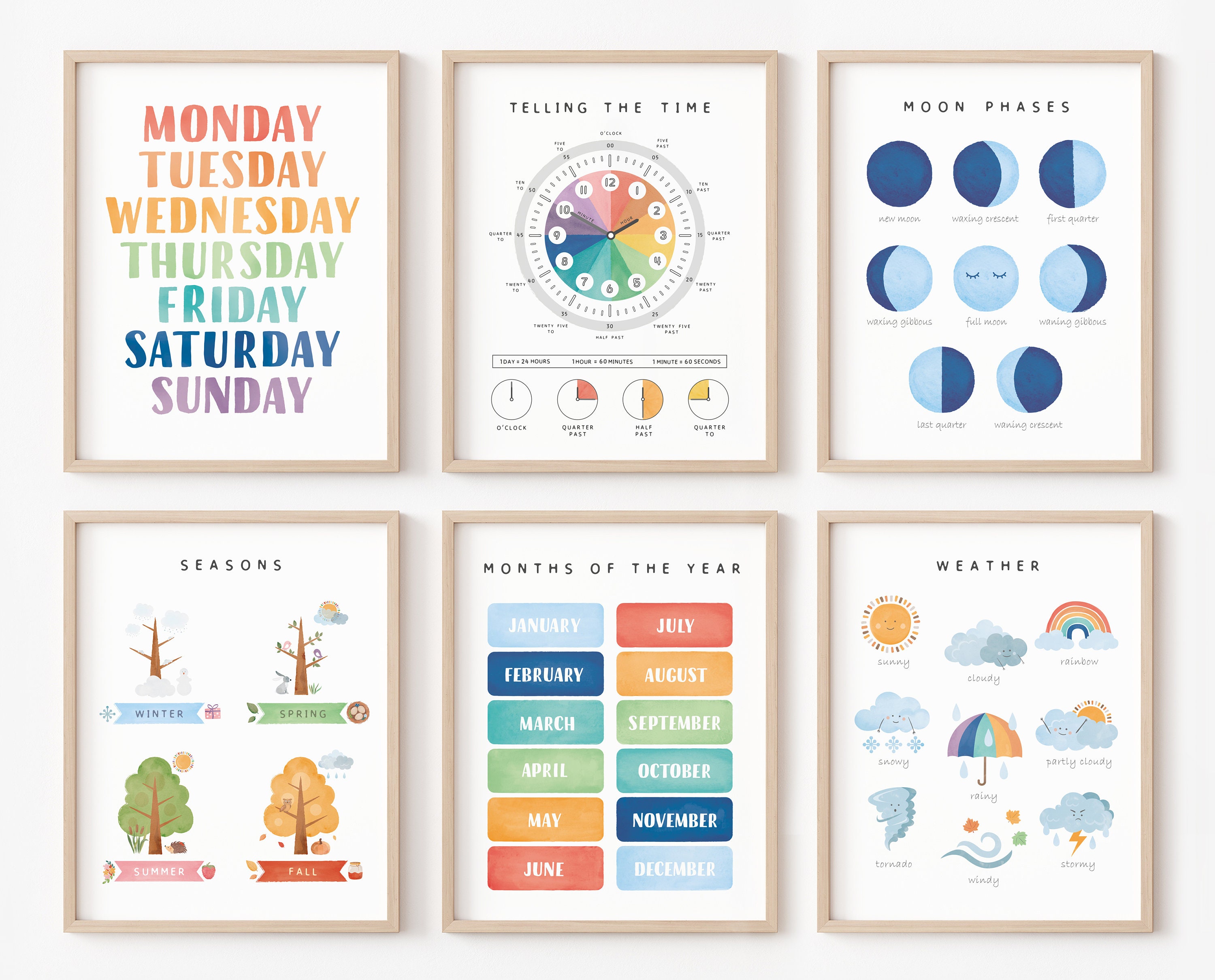 Classroom Decor Bundle Set of 30 Educational Posters - Etsy UK