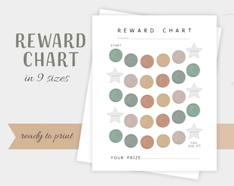 Printable Easter Reward Chart, Reward Chart, Toddler Reward Chart ...