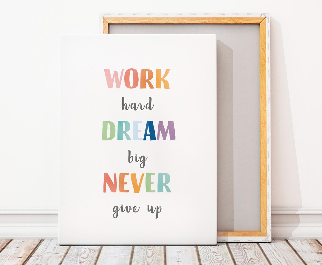 Rainbow Classroom Poster: Growth Mindset Affirmations (digital Download ...