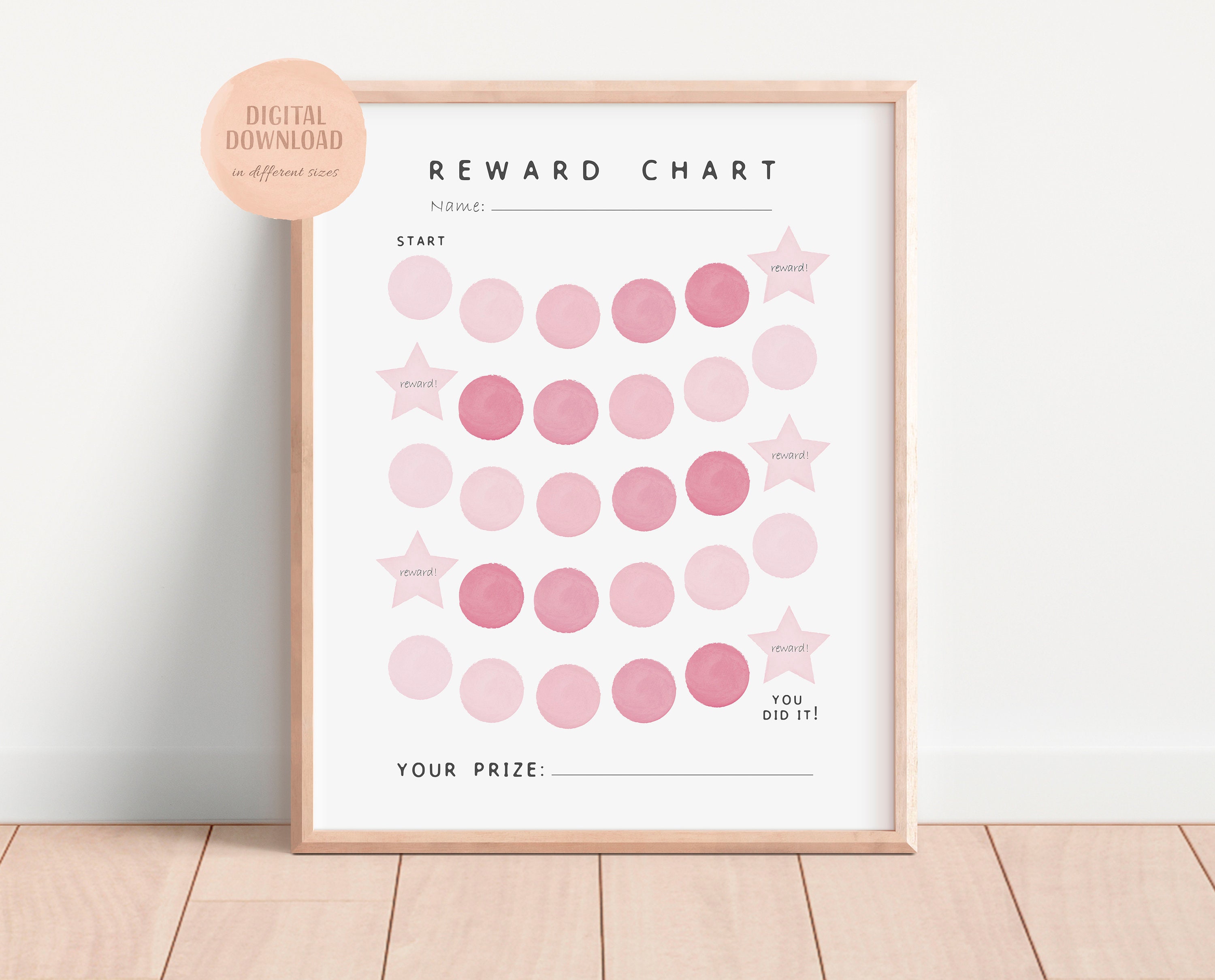Reward Chart, Toddler Reward Chart, Reward Chart Printable, Kids ...