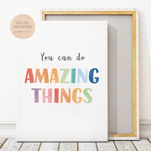 Classroom Poster, Positive Classroom Art, Growth Mindset, Printable ...