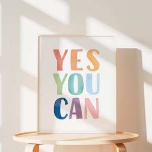 Set of Positive Posters, 3 Homeschool Prints, Potty Chart, Montessori ...