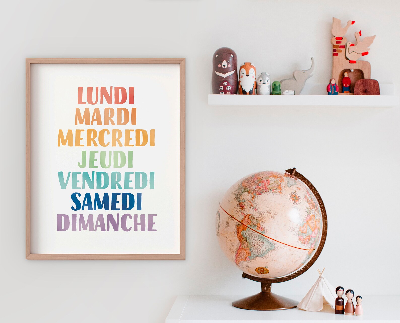 French Educational Poster, French Classroom Printables, Days of the ...