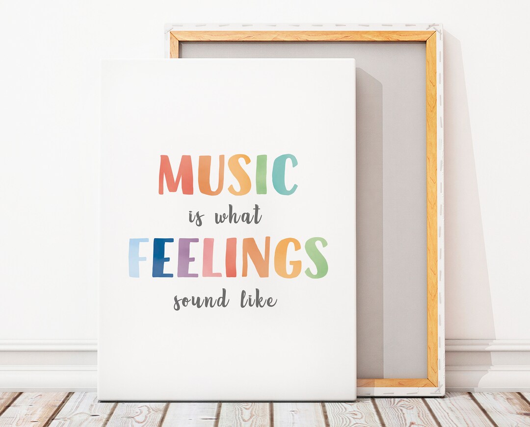 Music Poster, Music Class Poster, Homeschool Decor, Rainbow Musical ...
