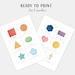 12 Rainbow Shapes Flash Cards, Preschool Materials, Homeschool ...