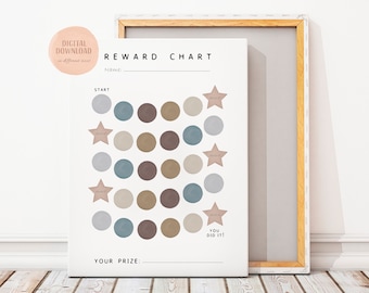 Printable Easter Reward Chart, Reward Chart, Toddler Reward Chart ...