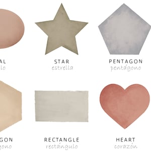 8 Bilingual Spanish Educational Posters, Neutral Spanish Posters, Set ...