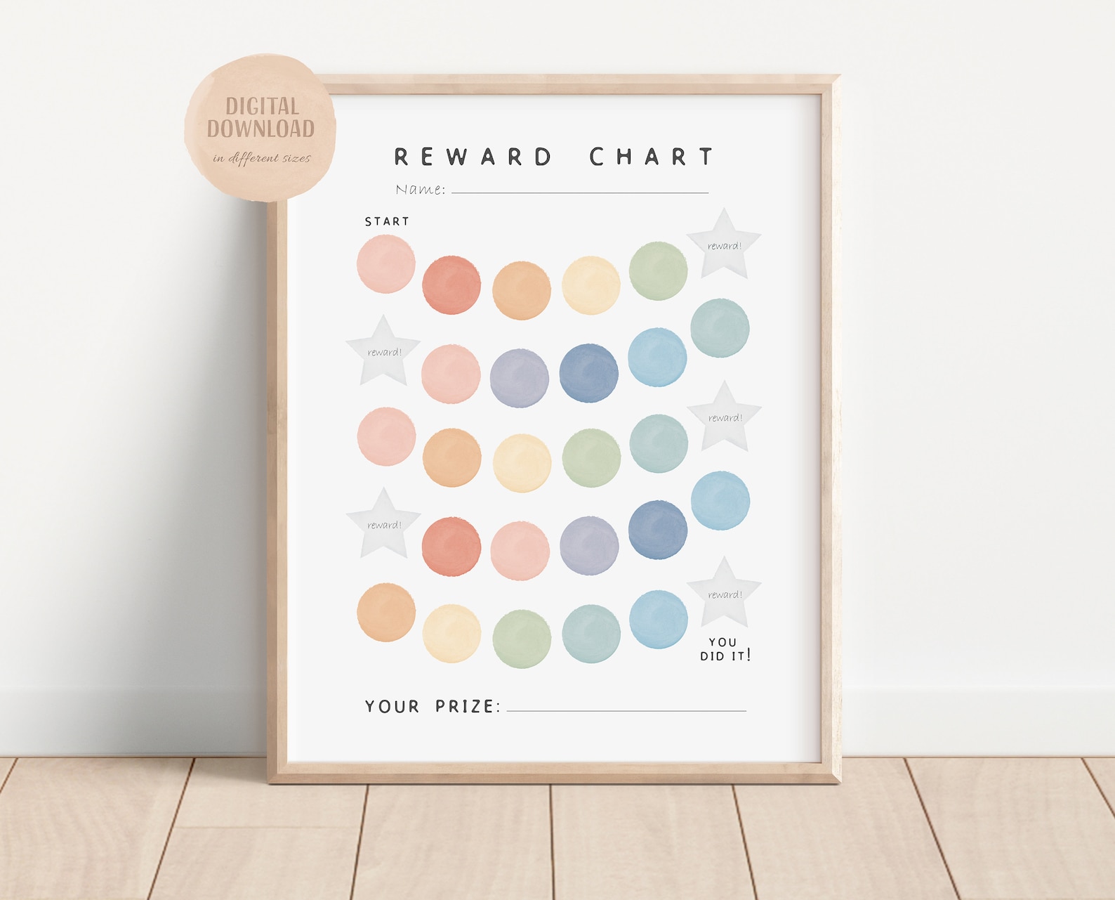 Reward Chart Toddler Reward Chart Reward Chart Printable - Etsy