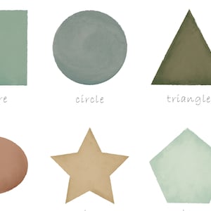 Earth Tones Set of 6 Nursery Posters, Neutral Kids Room Decor, Toddler ...