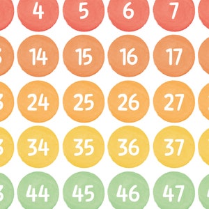 Count to 100, Numbers Poster, Educational Print, Homeschool Decor ...