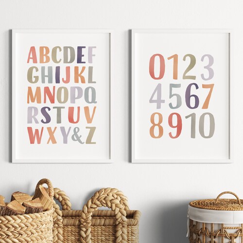 Set of 12 Educational Posters Montessori Classroom Decor - Etsy