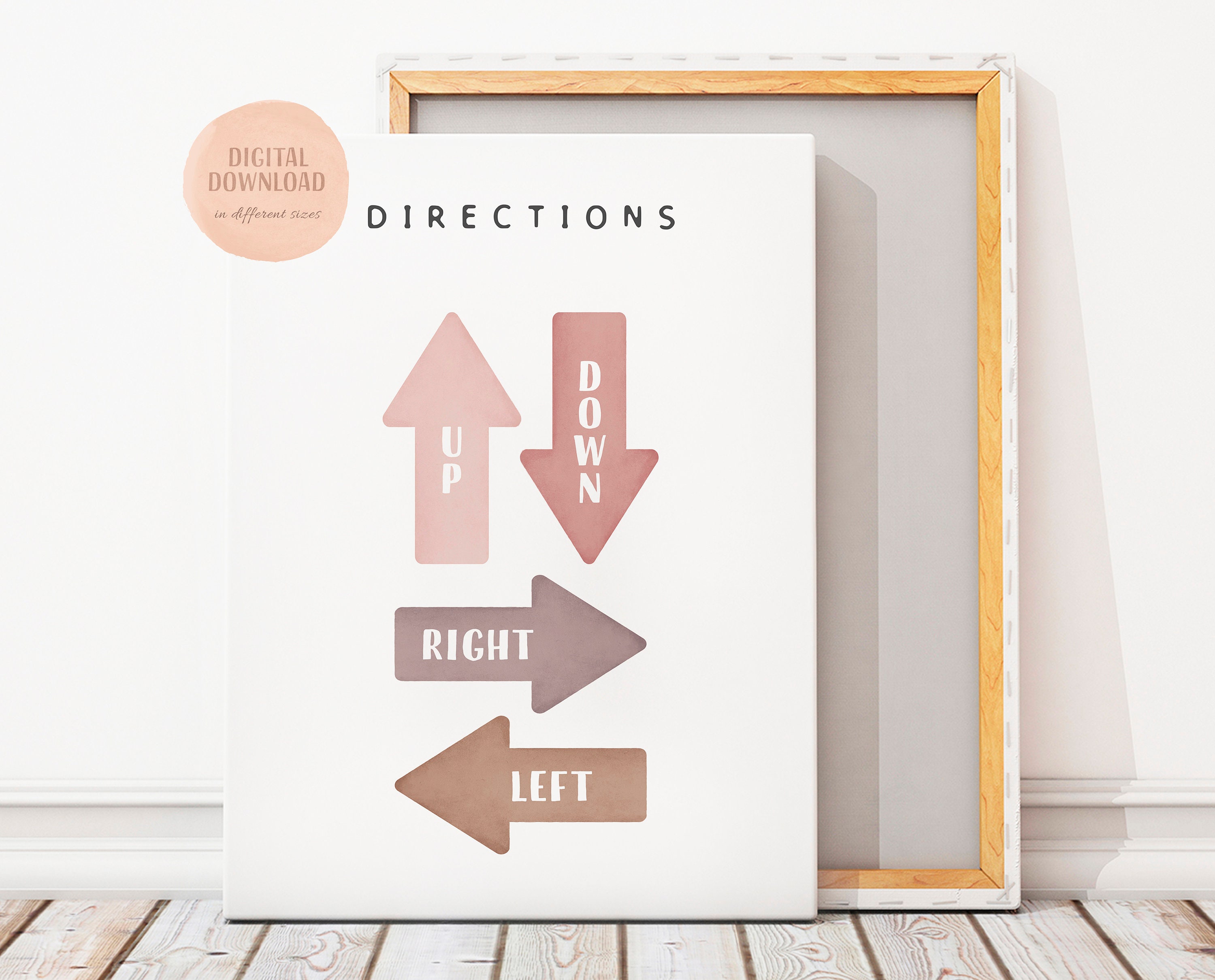 Educational Poster Directions Poster Montessori Materials - Etsy