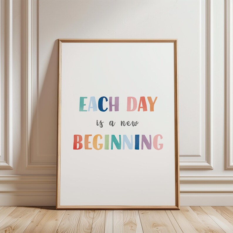 Positive Classroom Poster: Rainbow Motivational Quote (digital Download ...