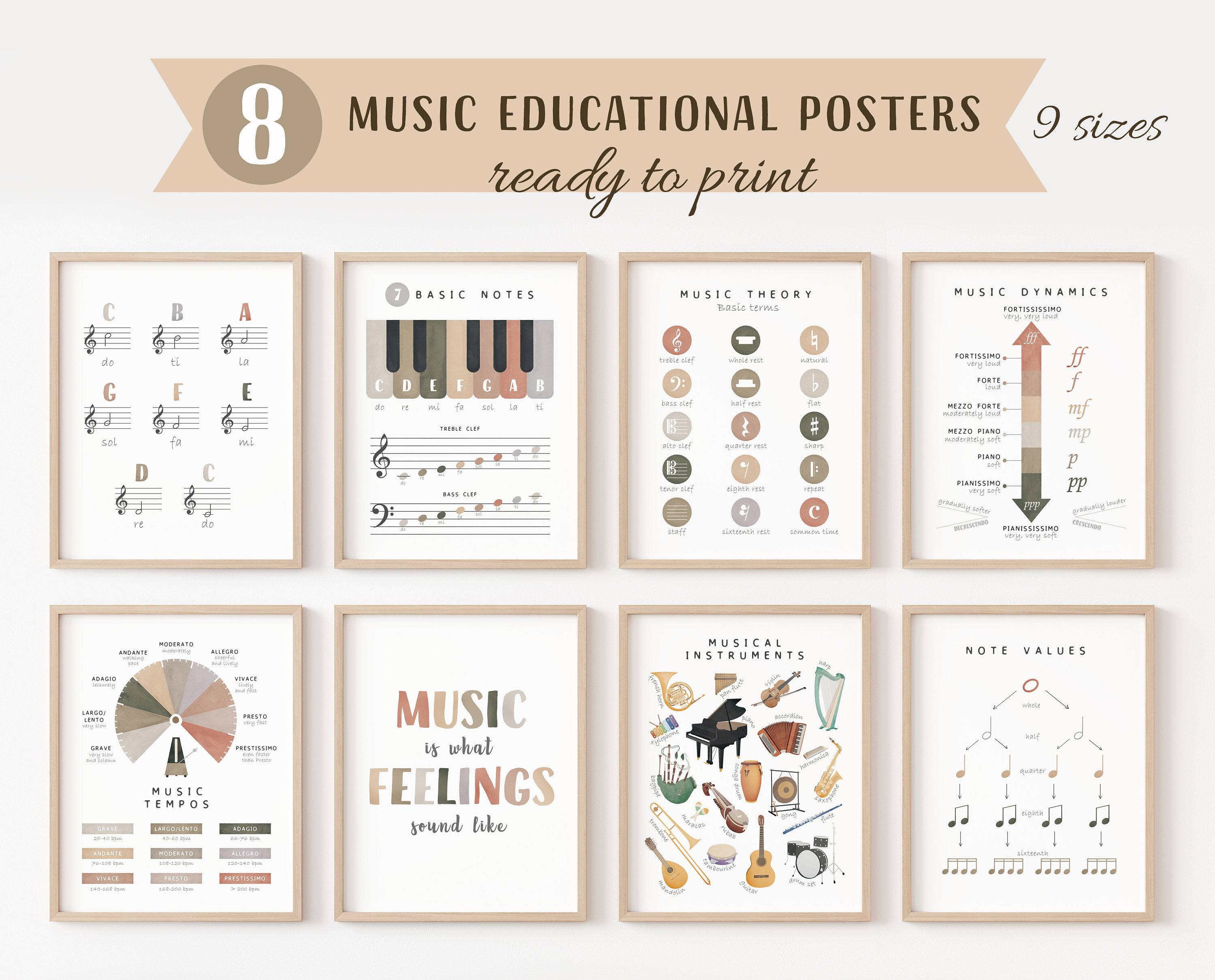 Music Education Posters Classroom