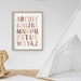 Neutral Alphabet Poster, Beige Watercolour Alphabet, ABC Print, Nursery ...