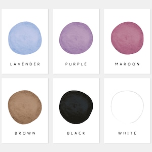 20 Color Cards, Montessori Flashcards, Pre-school Cards, Montessori ...