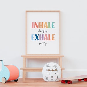 6 Mental Health Posters, Coping Skills, Box Breathing, Counselor Office ...