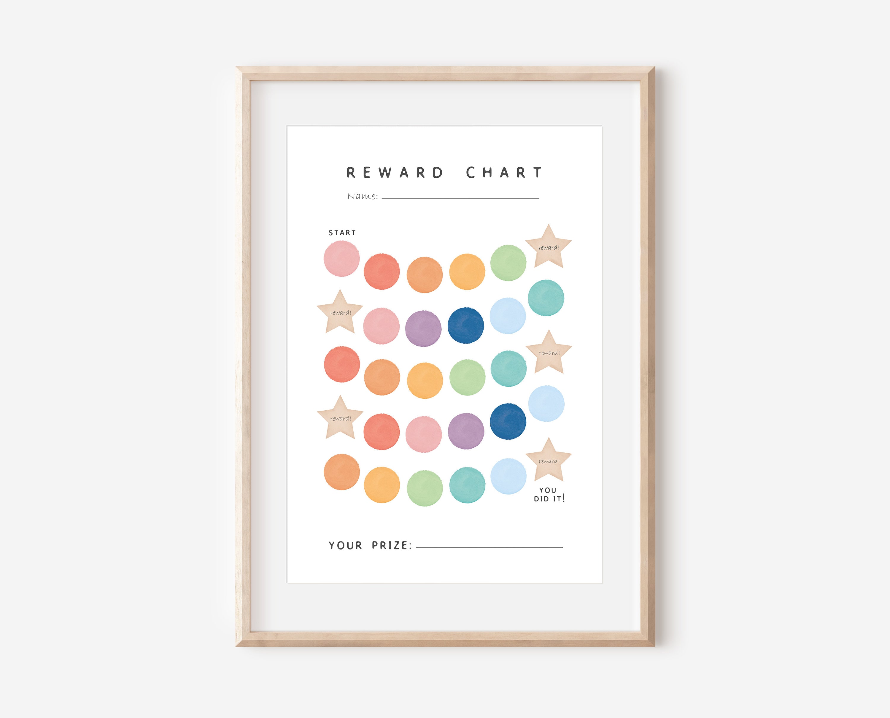 Reward Chart, Toddler Reward Chart, Reward Chart Printable, Kids ...