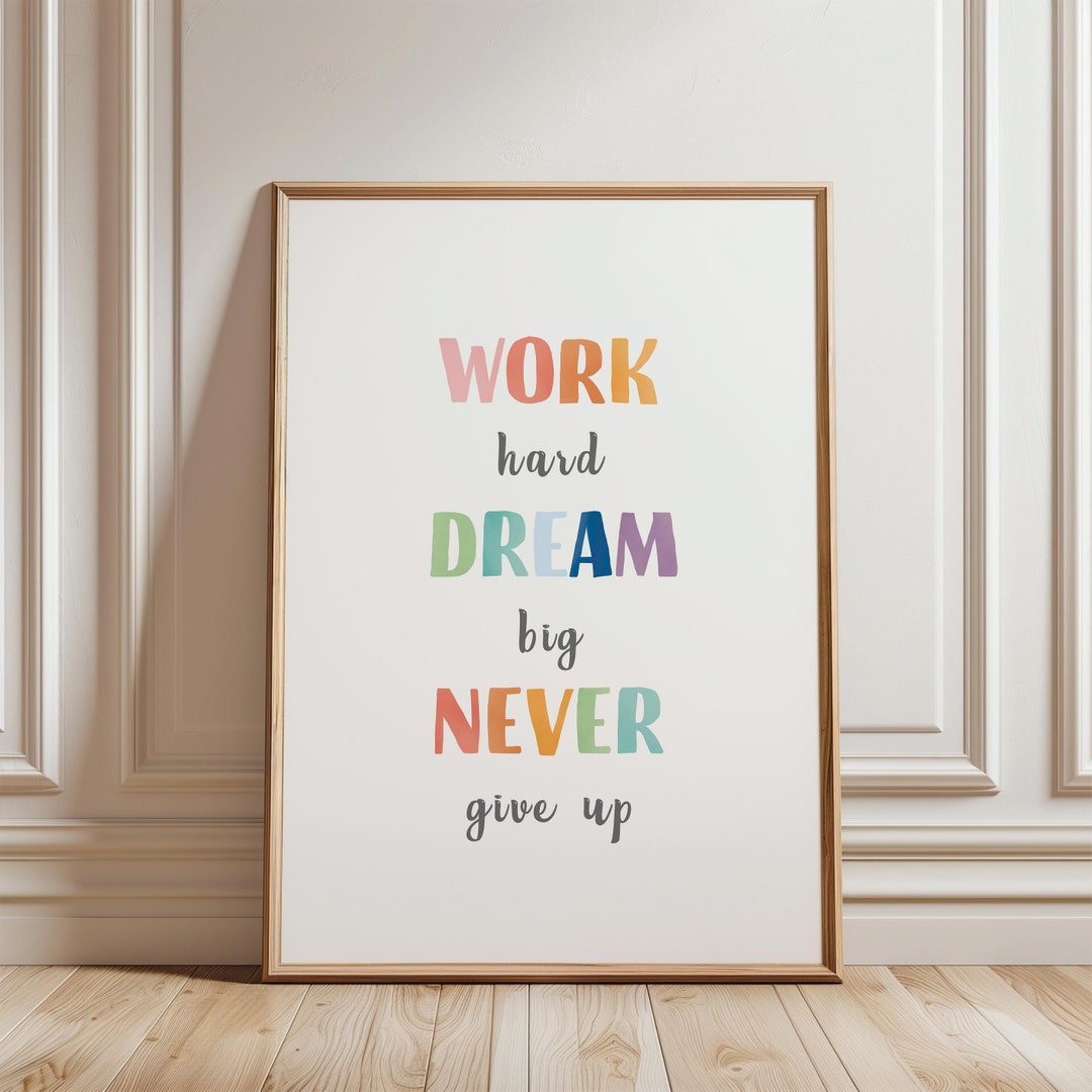 Rainbow Classroom Poster, Growth Mindset, Kids Positive Affirmation ...