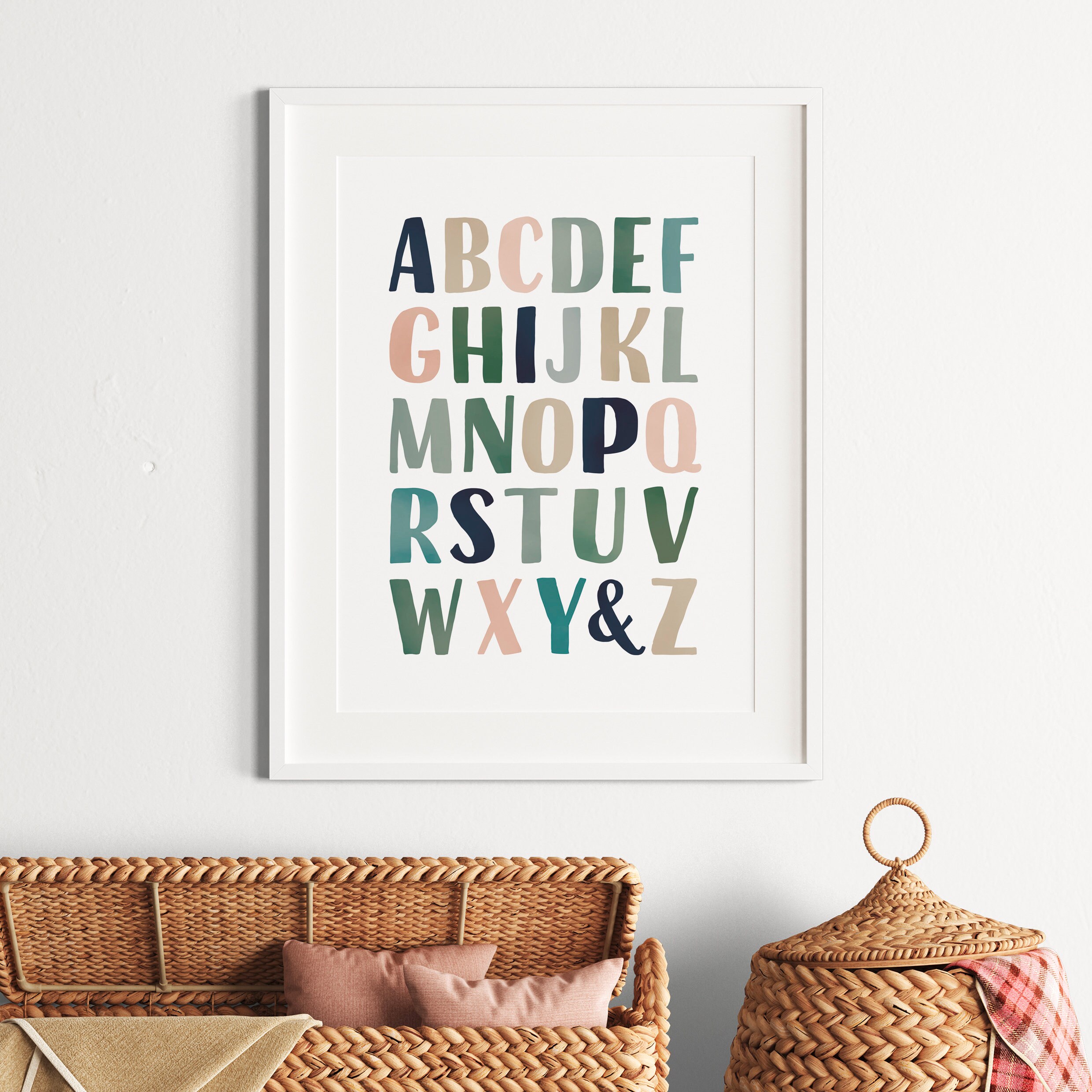 Alphabet Poster, ABC Poster, Educational Posters, ABC Print, Classroom ...