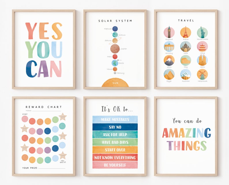 Classroom Decor Bundle Set of 30 Educational Posters - Etsy UK