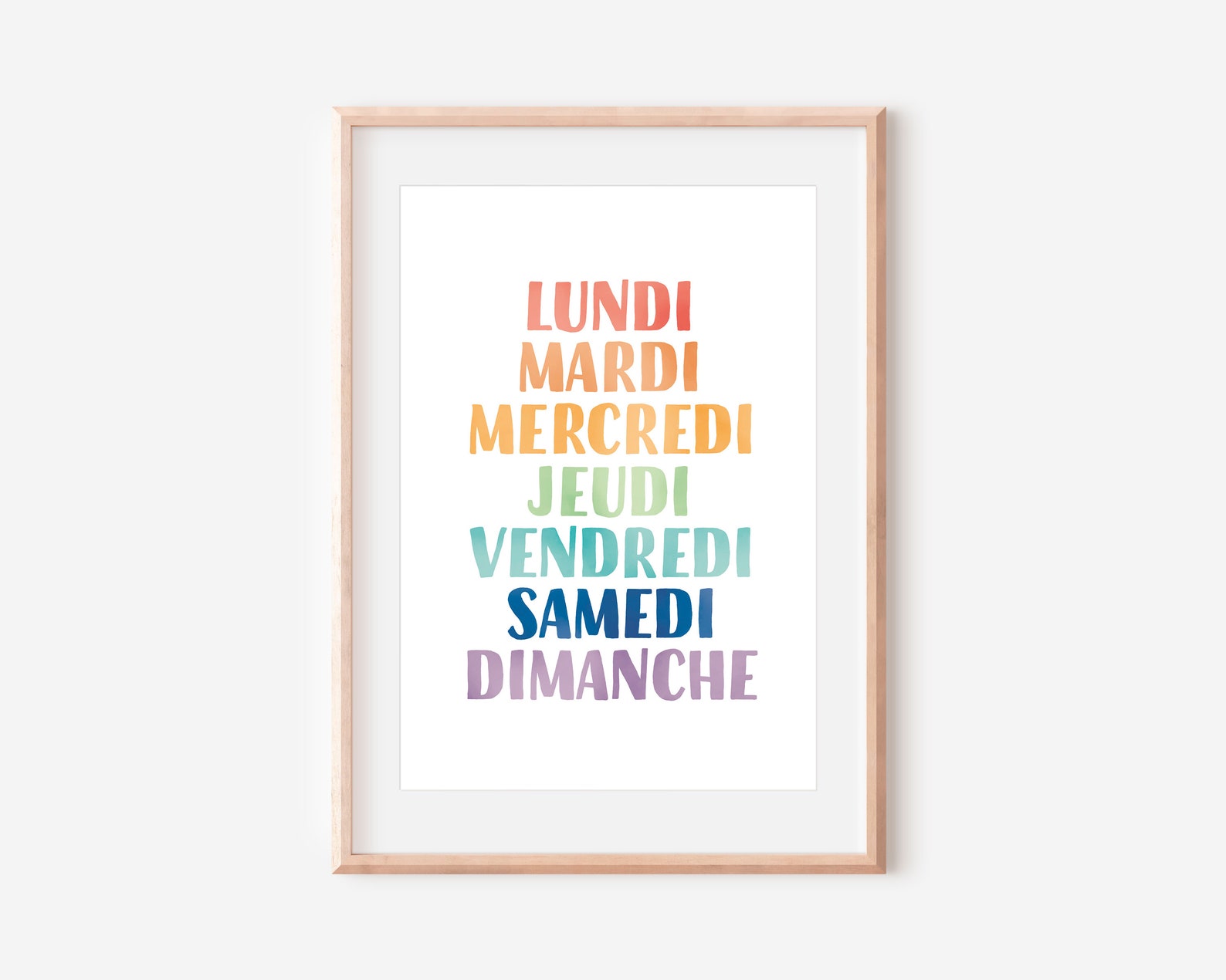 French Educational Poster, French Classroom Printables, Days of the ...