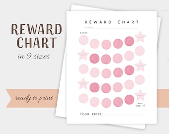 Printable Easter Reward Chart, Reward Chart, Toddler Reward Chart ...