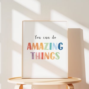 Classroom Poster, Positive Classroom Art, Growth Mindset, Printable ...