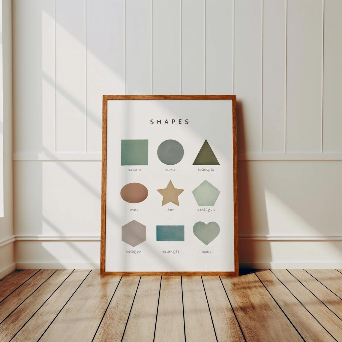 Boho Nursery Posters: Alphabet, Numbers, Shapes (digital Download) - Etsy