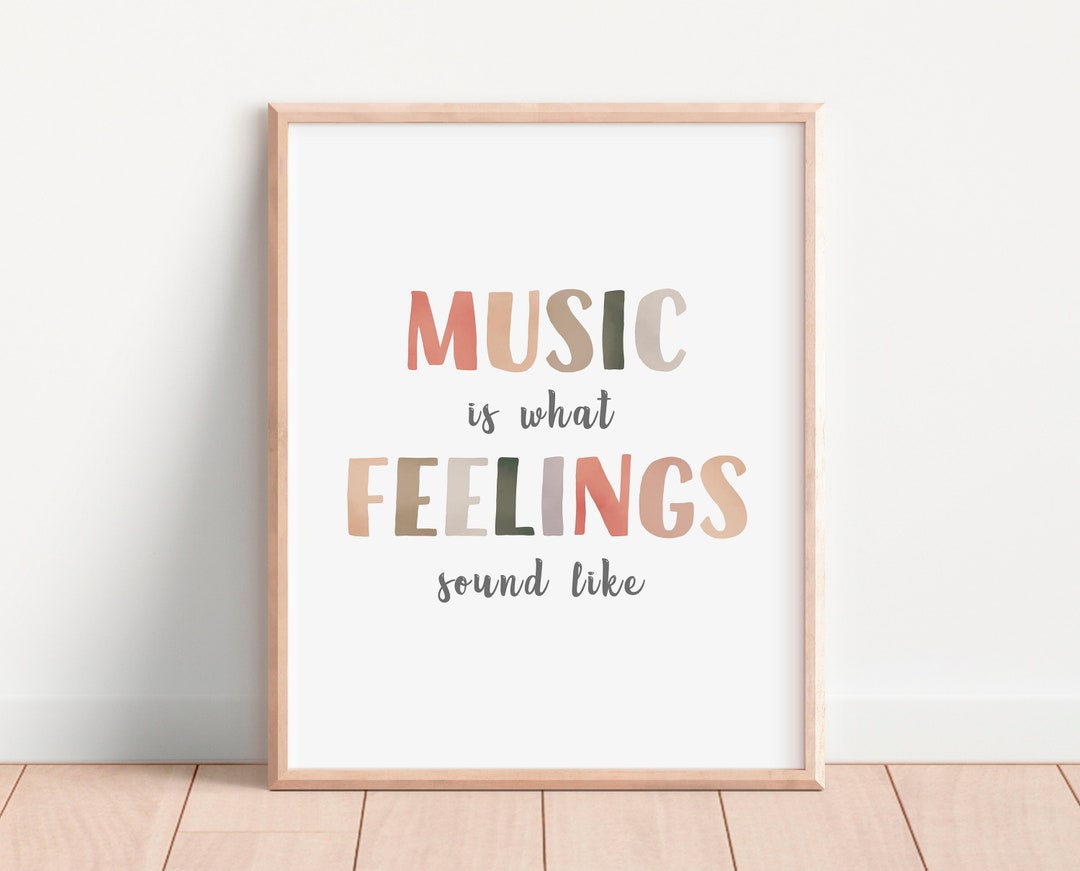 Music Poster, Music Class Poster, Homeschool Decor, Neutral Musical ...