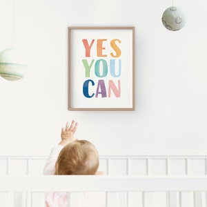 Positive Affirmation, Classroom Decor, Educational Poster, Play Room ...
