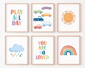 Neutral Alphabet Poster, Boho Alphabet Print, PRINTABLE Wall Art ...