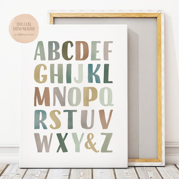 Abc Wall Decor - Etsy