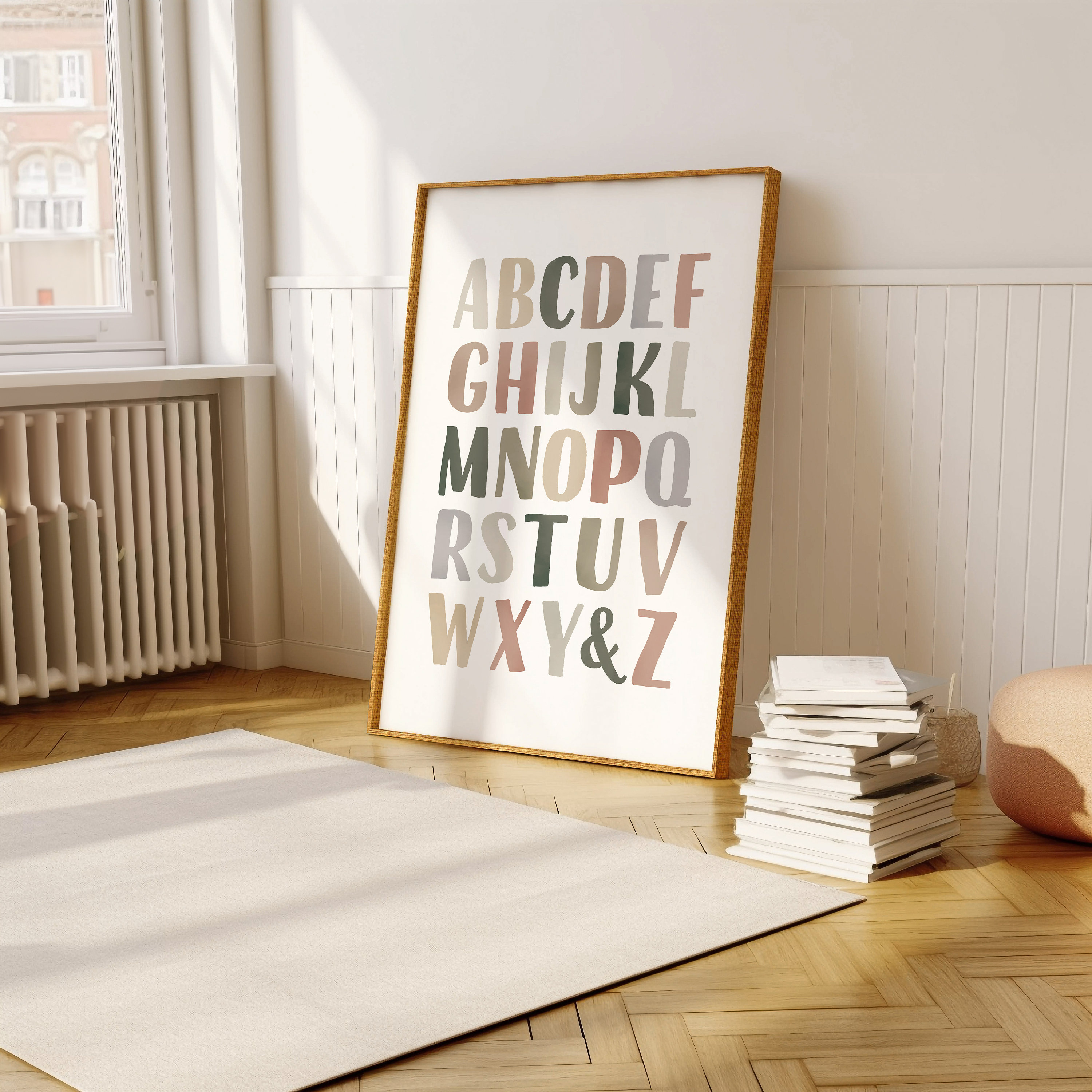 Boho Educational Posters Set, 12 Homeschool Prints, Montessori ...