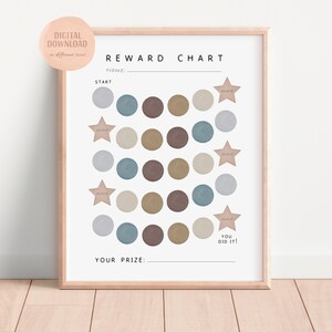 Reward Chart, Toddler Reward Chart, Reward Chart Printable, Kids ...