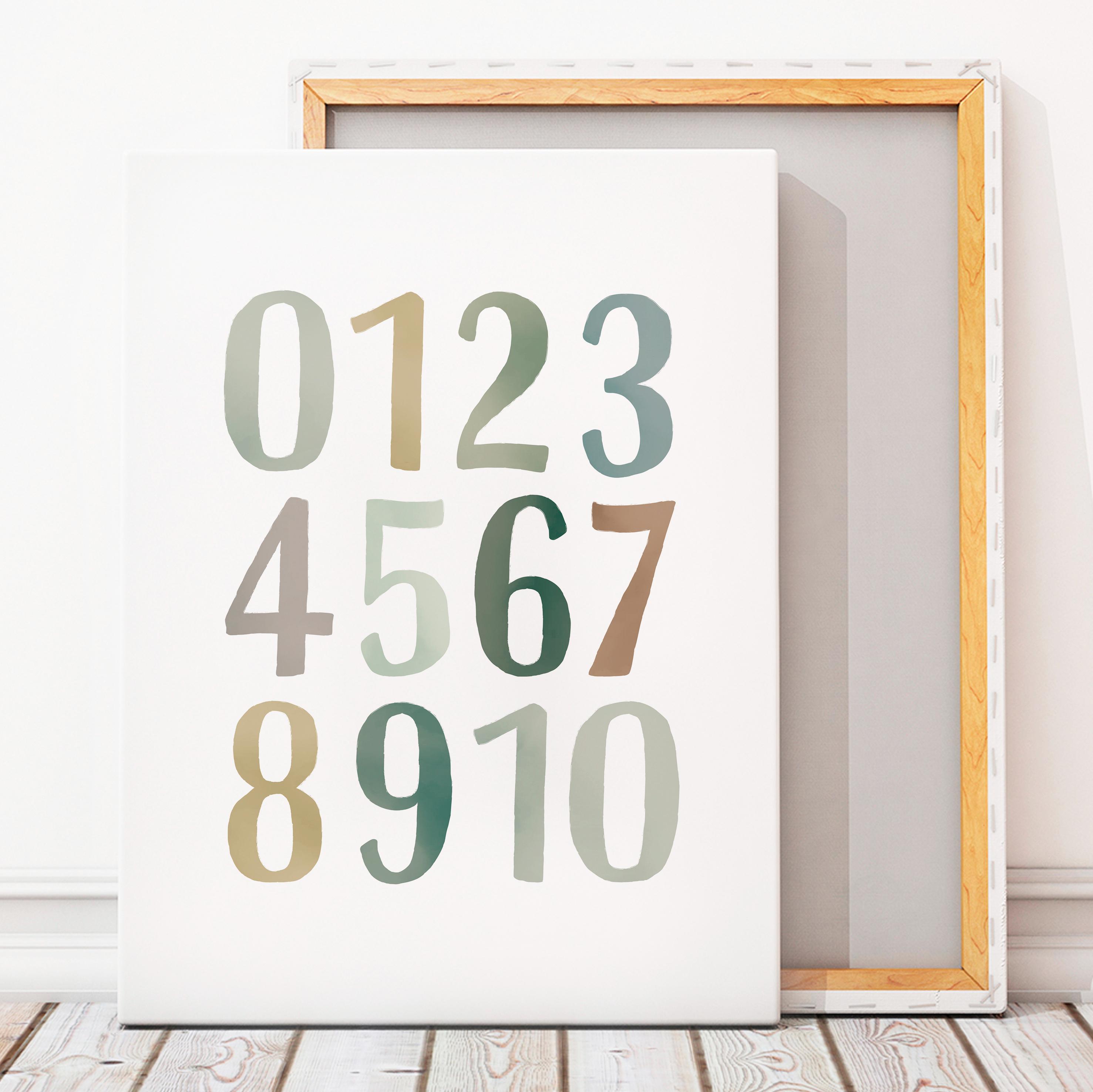 Boho Nursery Posters: Alphabet, Numbers, Shapes (digital Download) - Etsy