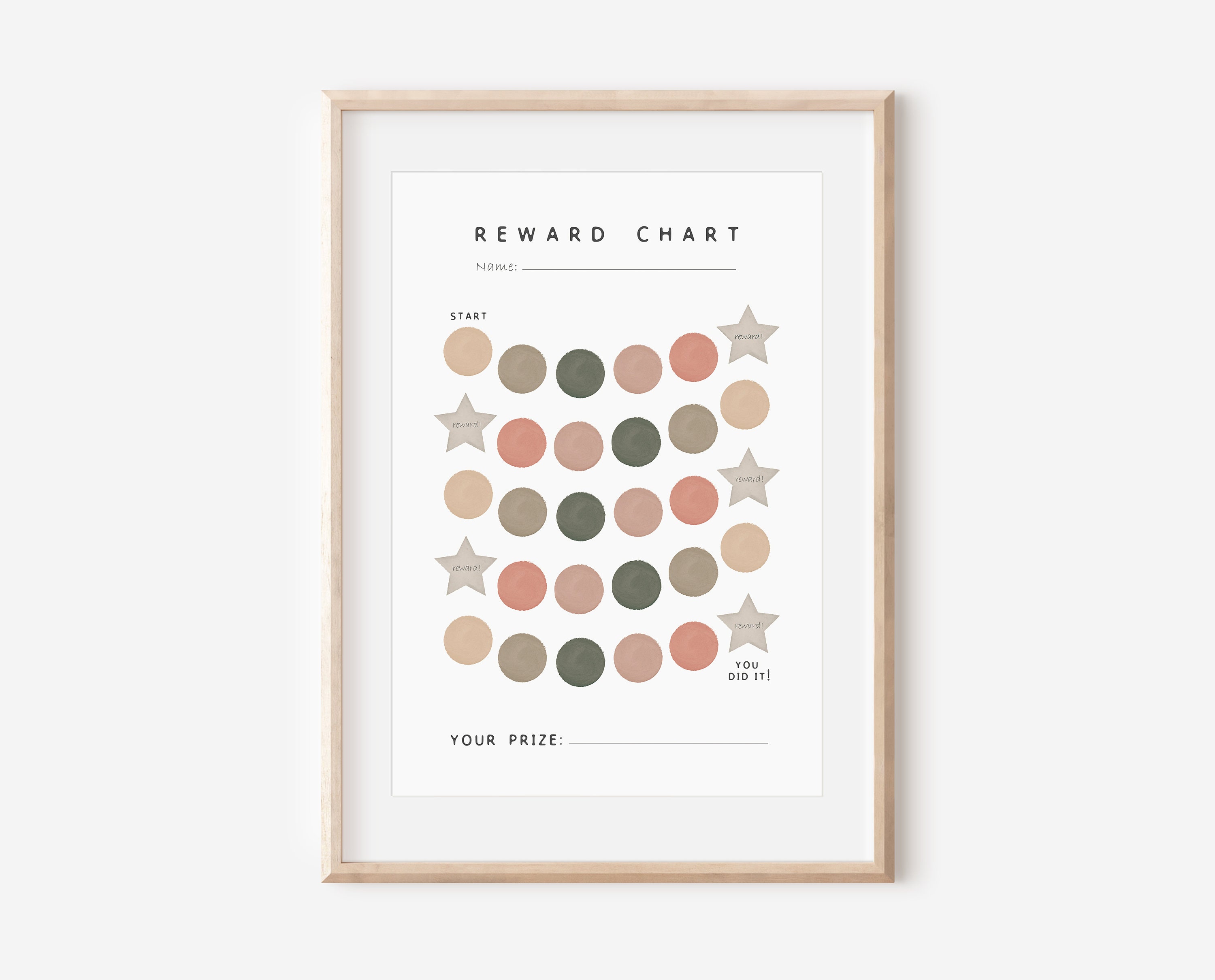 Reward Chart, Toddler Reward Chart, Reward Chart Printable, Kids ...
