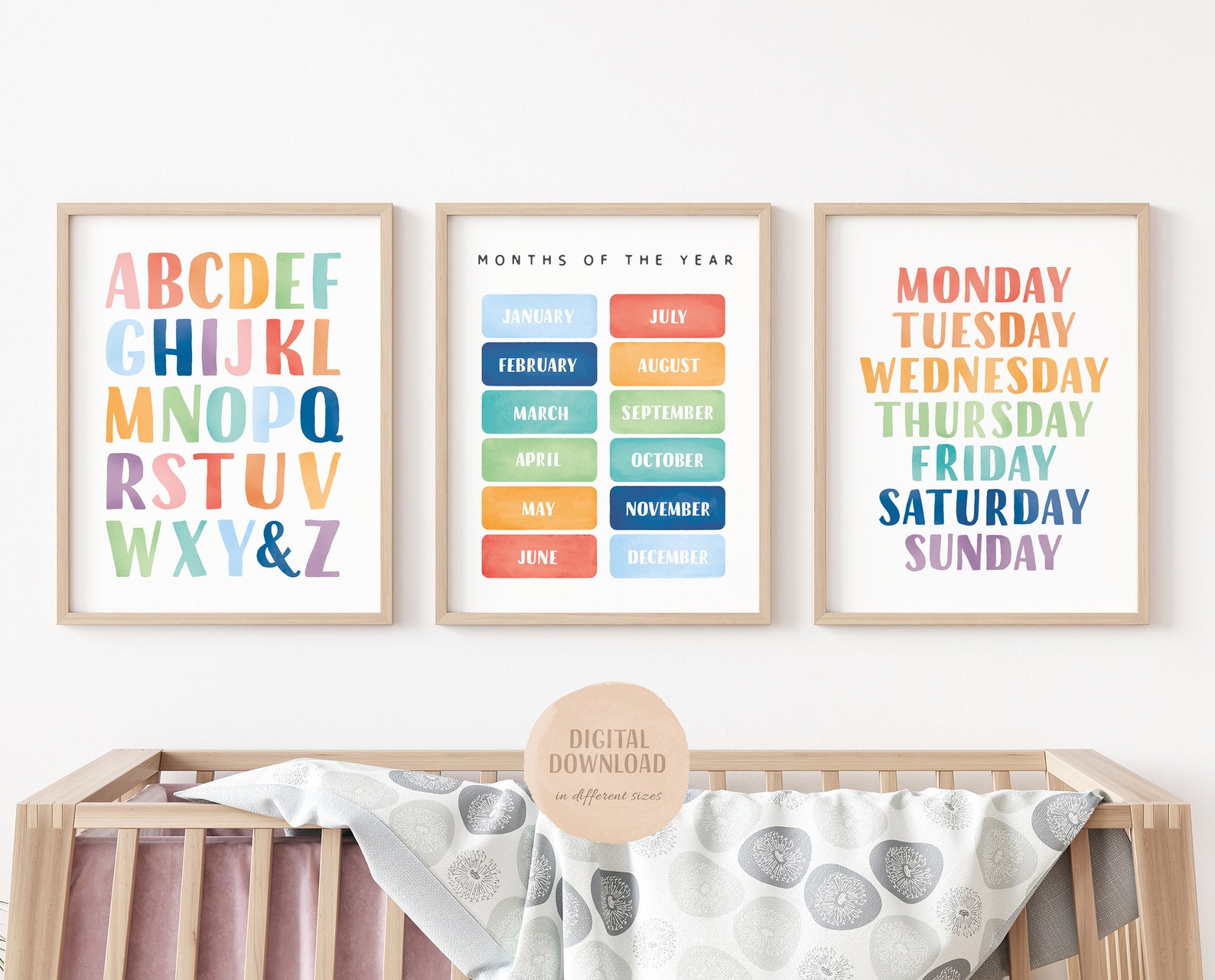 Educational Posters Set 15 Homeschool Prints Montessori - Etsy