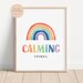 Rainbow Classroom Decor, Montessori Wall Art, Educational Posters ...