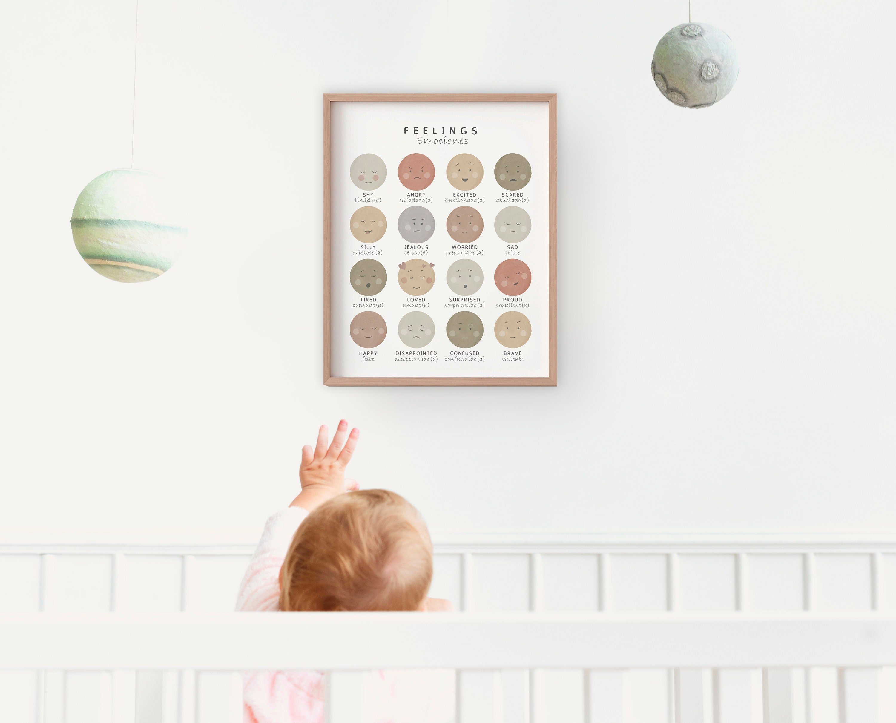 Bilingual Spanish Educational Poster, Playroom Educational Poster ...
