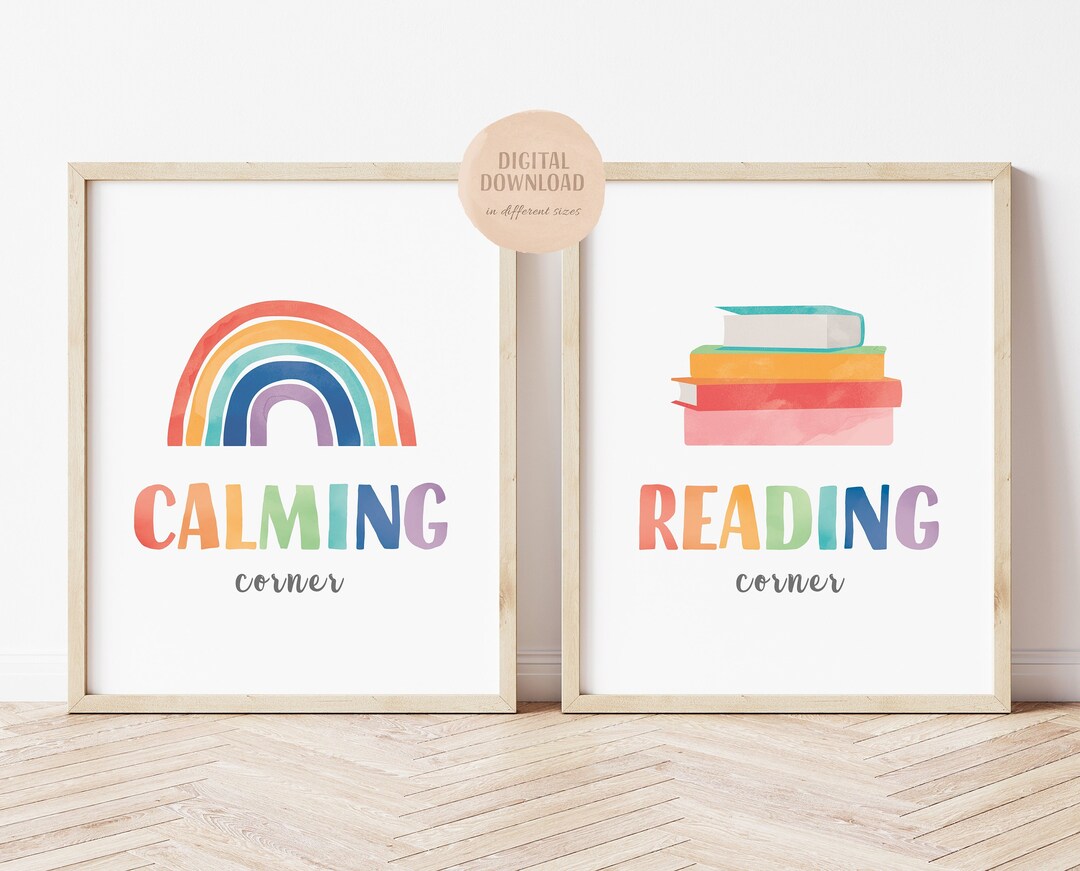 Rainbow Classroom Decor, Montessori Wall Art, Educational Posters ...