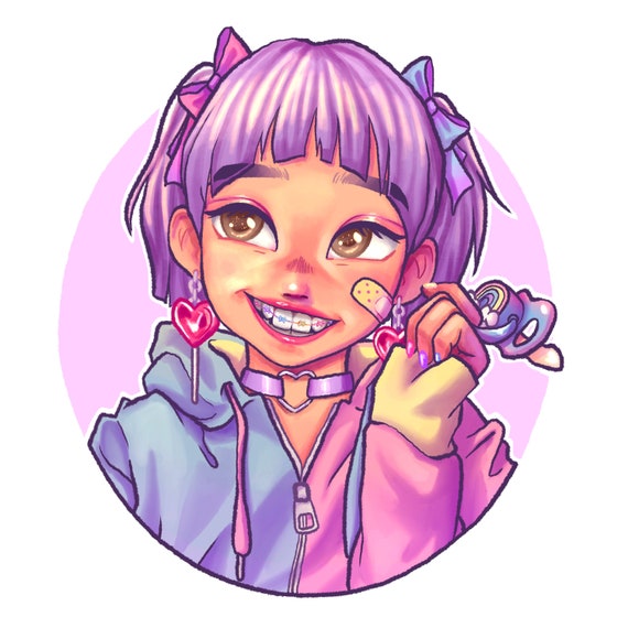 CUSTOM Digital Art Cute Drawings Made for You 3 | Etsy