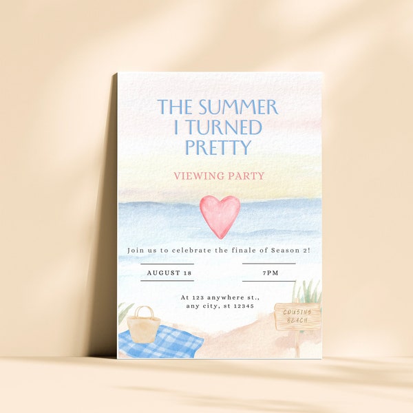The Summer I Turned Pretty - Etsy