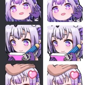 Twitch, Emote, Pack, Honkai Star Rail, Castorice 5 Emotes, Streamer ...