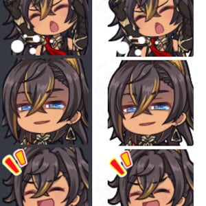 Twitch Emote Pack, Genshin Dehya, 5 Emotes, Streamer, Discord, Etc ...