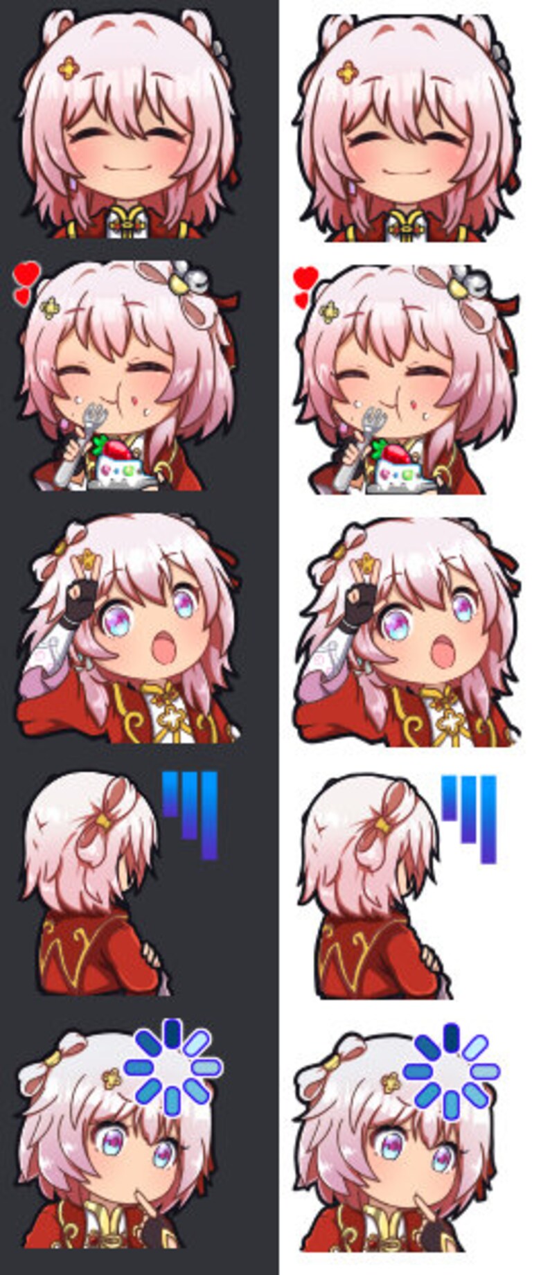 Twitch, Emote, Pack, Honkai Star Rail, March 7th, Hunt, 5 Emotes ...