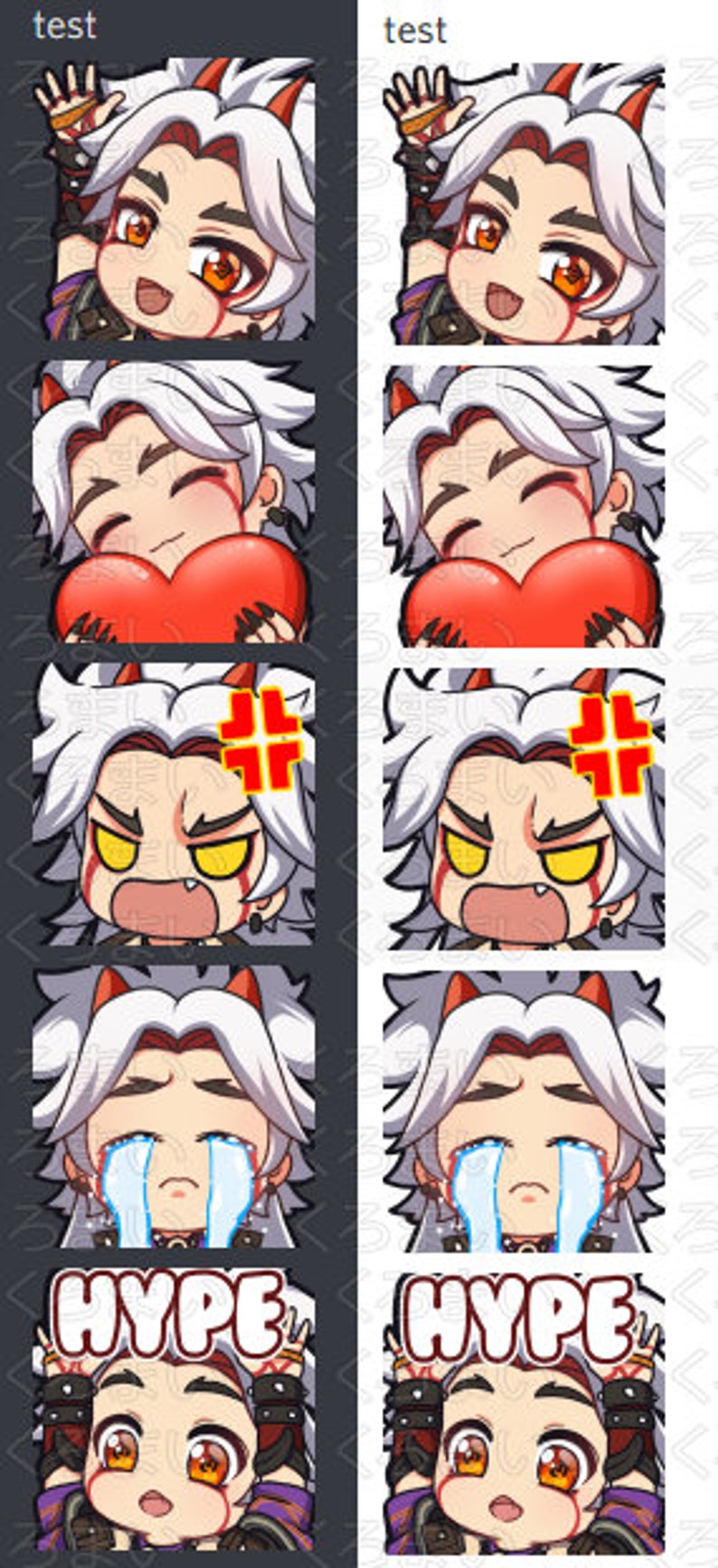 Twitch Emote Pack Genshin Itto 5 Emotes Streamer Discord - Etsy Israel